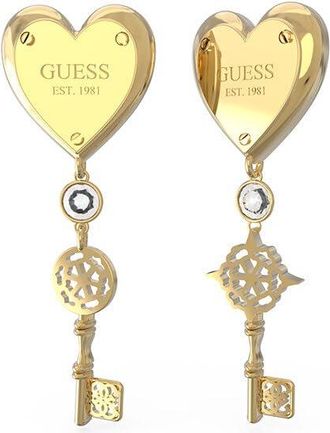 Guess Guess Damen-Ohrringe JUBE04217JWYGT-U Edelstahl, Edelstahl