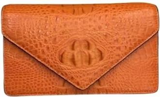 Generic Sac cabas pour femme en cuir dalligator exotique, petite pochette blanche, sac &agrave; main en cuir de crocodile v&eacute;ritable, sac bandouli&egrave;re simple