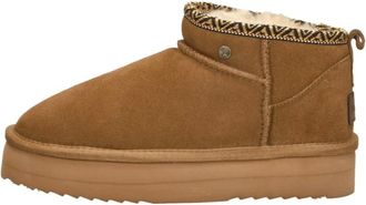 Warmbat Femme, Chaussures, Brun, Taille: 44 EU Durack Plateau Tape Bottes &agrave; cheville