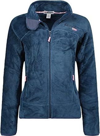 Geographical Norway Upaline Polaire fine pour femme, avec fermeture éclair et manches longues, veste chaude, douce et confortable pour lextérieur, lautomne, lhiver, le pr