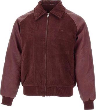 Arte Homme, Vestes, Violet, Taille: XL Varsity Jkt