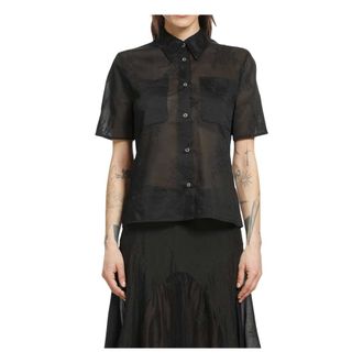 Our Legacy X-Ray Shirt - Femme - Blouses et Chemises - Noir - Taille: 34 FR