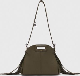 Maje Sac Miss M Mini En Cuir Lisse - Vert - Maje