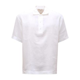 Paolo Pecora Leinenhemd - - Tops - Herren - Wei&szlig; - 2XS