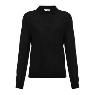 Lisa Yang Cashmere Polo Torin - - Knitwear - Herren - Schwarzk - L