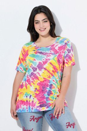 Angel Of Style T-Shirt T-Shirt Komfort Fit Batik-Muster