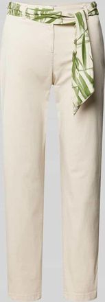 Christian Berg Slim Fit Chino mit Bindeg&uuml;rtel