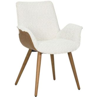 Massivmoebel24 Polsterstuhl Buche 66x63x87 beige / braun ella 200