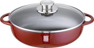 Schulte Ufer Bauernpfanne, Gusseisen, Rot, 28 cm