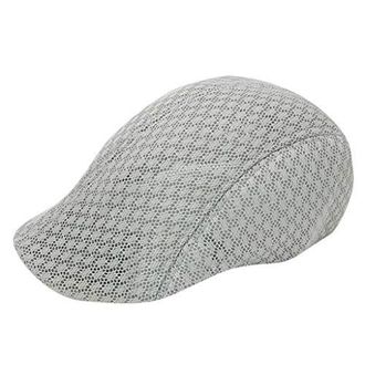 Generic Oreille B&eacute;rets Confortables pour Hommes Maille dans et Lin Respirant Casquettes de Baseball pour Femmes Filles Casquette &agrave; Visi&egrave;re 51, gris, taille un