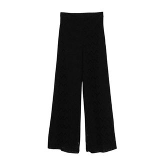Twinset Femme, Pantalons, Noir, Taille: 36 FR Twin-set Pantalons