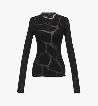 MCM Oberteil mit Strickintarsien