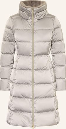 Herno Herno Steppmantel grau