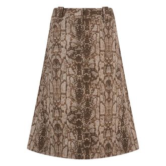 Alberta Ferretti Femme, Jupes, Multicolore, Taille: 38 FR &Eacute;l&eacute;gante robe beige &agrave; roue