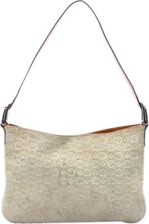 Celine Sac bandouli&egrave;re en daim Pre-owned - Femme - Pre-owned - Beige - Taille: ONE Size