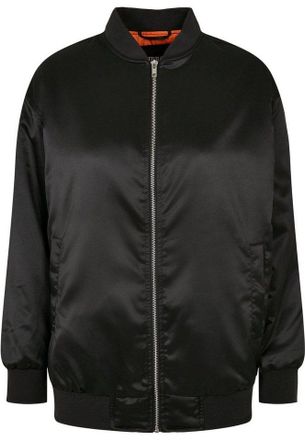 Urban Classics Anorak Urban Classics Damen Ladies Oversized Satin Bomber Jacket (1-St)