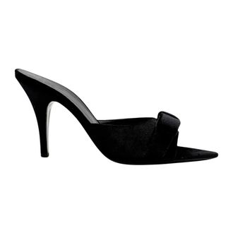 Gia Borghini Femme, Chaussures, Noir, Taille: 37 EU Mules raffin&eacute;es avec