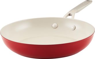 KitchenAid Harteloxierte Keramik-Bratpfanne/Bratpfanne, 25,4 cm, Empire Red