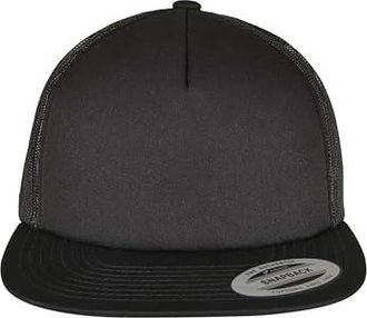 Flexfit Mixte Foam Trucker Black One Size Casquette, Noir, Taille Unique EU