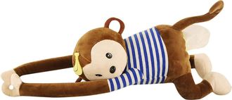 Generico Papierspender mit Affenfigur aus Kunstharz, lustige Cartoon-Servietten mit einzigartigem Design, Aufbewahrung f&uuml;r COC