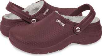 Lakeland Footwear Damen Dockray Clogs mit Fleece-Futter, pflaume, 38 EU