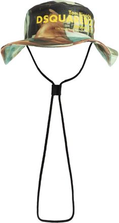 Dsquared2 Homme, Accessoires, Multicolore, Taille: ONE Size Hat With Printed Logo