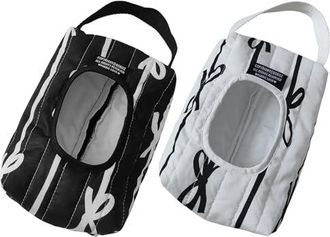 Generic Distributeur de lingettes en coton matelass&eacute; &agrave; suspendre pour b&eacute;b&eacute; (noir)