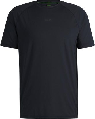 HUGO BOSS T-Shirt f&uuml;r Herren, Rundhalsausschnitt, Raglan&auml;rmel (Schwarz)