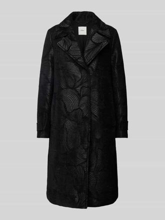 s.Oliver Black Label Regular Fit Mantel aus Jacquard