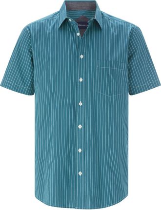 Babista Herren Kurzarmhemd Napoleo Petrol, XL - 43/44