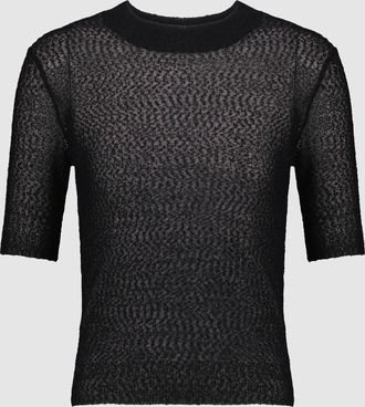 Ami Tee-shirt Col Rond Noir
