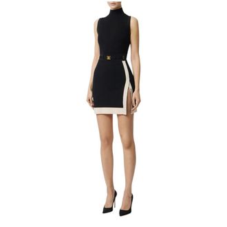 Elisabetta Franchi Femme, Robes, Noir, Taille: 38 FR Short Dress