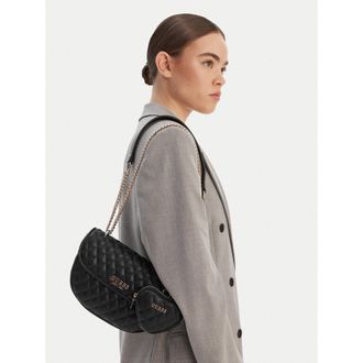 Guess Handtasche Guess Atabey HWQG98 94210 Schwarz