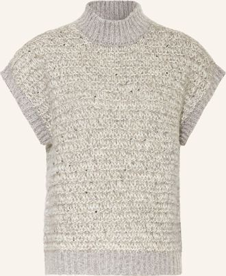 PESERICO Peserico Pullunder Mit Alpaka Und Pailletten grau