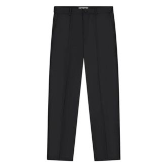 Olaf Hussein Regular Pleated Pant - - Trousers - Herren - Schwarzk - L