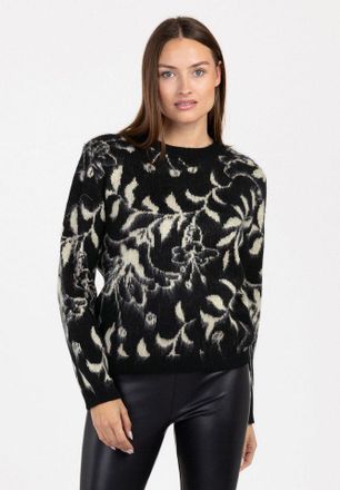 Key Largo Rundhalspullover WKN PLANT round (1-tlg)