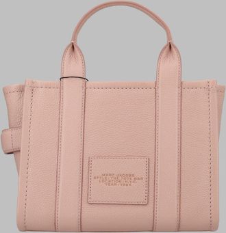Marc Jacobs Womens Tote Bag The Pink Leather Cow Handbags Hand
