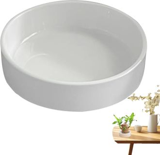 Generic Deko-Tablett aus brasilianischem Holz, brasilianisches Gl&uuml;ck, Tablett aus brasilianischem Holz, Hydrokultur, Tablett - magisches Gl&uuml;cksholz, wei&szlig;er Te