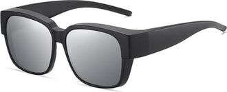 Generic Lunettes De Soleil Polaris&eacute;es Grand Format For Homme Et Femme, Style Sport, Conduite, Photo En Ext&eacute;rieur(Gray)