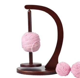 Generic Garnspulenhalter aus Holz - Langlebiger Garnhalter zum Nähen und Stricken, kompakter Organizer für Spulen | Halterung für Pendelgarnspender, Häkelnade