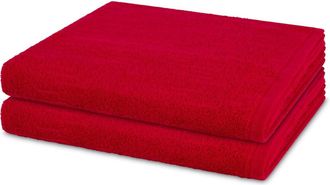 ROSS 2er Set Duscht&uuml;cher - Premium Walkfrottee aus 100% Baumwolle, 500 g/m&sup2;, 70x140 cm, Flauschig weich, hochsaugf&auml;hig & langlebig - Edles Design - Perfekt