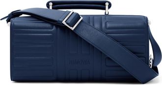 Rimowa Groove - Leder Gro&szlig;e Umh&auml;ngetasche in Ink Blue