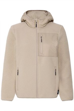 North Bend Fleecejacke NBMattea W Sportliche Teddy-Jacke mit Kapuze