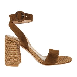 Gianvito Rossi Femme, Chaussures, Brun, Taille: 39 EU Luana Camoscio Marbella