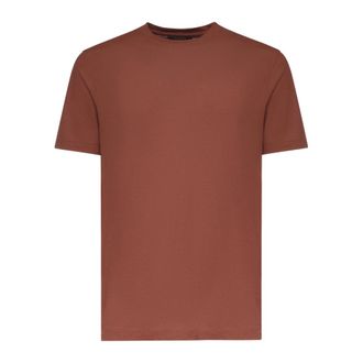 Zanone T-Shirt mit Rundhalsausschnitt - - Tops - Herren - Orange - XL