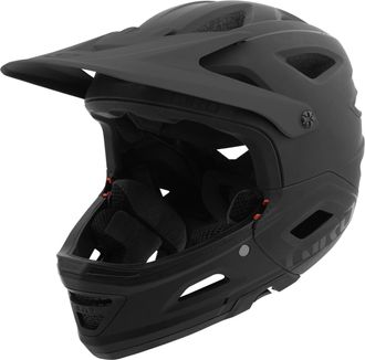Giro Erwachsene Switchblade MIPS Fahrradhelm, Matte Black/Gloss Black, M Mittelgro&szlig;