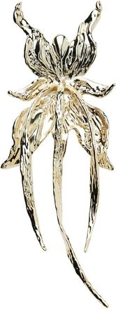 Patrizia Pepe Femme, Accessoires, Jaune, Taille: ONE Size Broche P&eacute;tales M&eacute;talliques