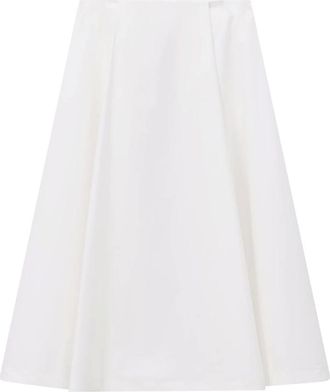 Meimeij Femme, Jupes, Blanc, Taille: 40 FR Jupe Midi
