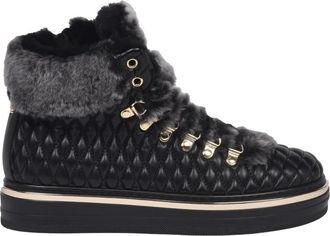 Baldinini Gesteppter Leder-Sneaker - - Shoes - Damen - Schwarzk - 37 EU