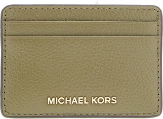 Michael Kors Women Card Holder Hand Bag, Safari Green